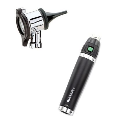 Welch Allyn 3.5V Pneumatic Otoscope Complete Set / Li-Ion USB Handle