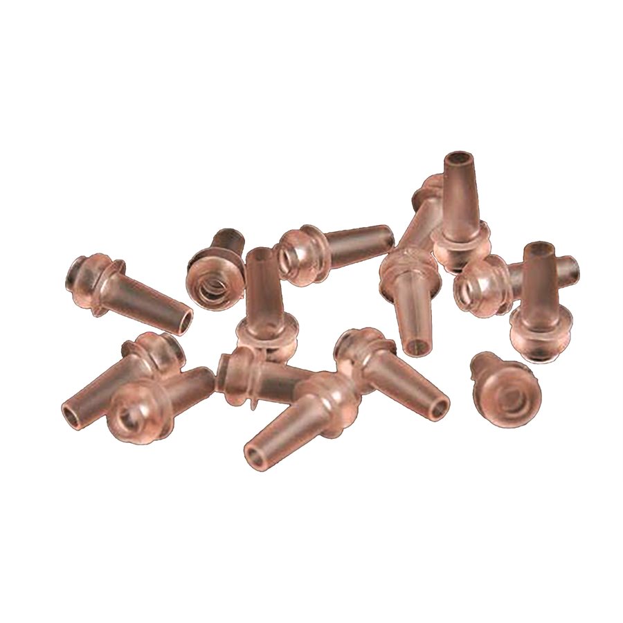 Bio-Logic OAE Preemie Eartips - Transparent Peach / Pink, 3-5mm (100 / bag)