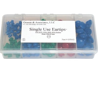 Grason OT Series TEOAE Eartip Kit in Plastic Box - 175 / kit (25 of ea ...