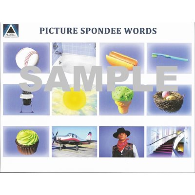 Pictured Spondee Words Test Recording with PHOTO Picture Card
